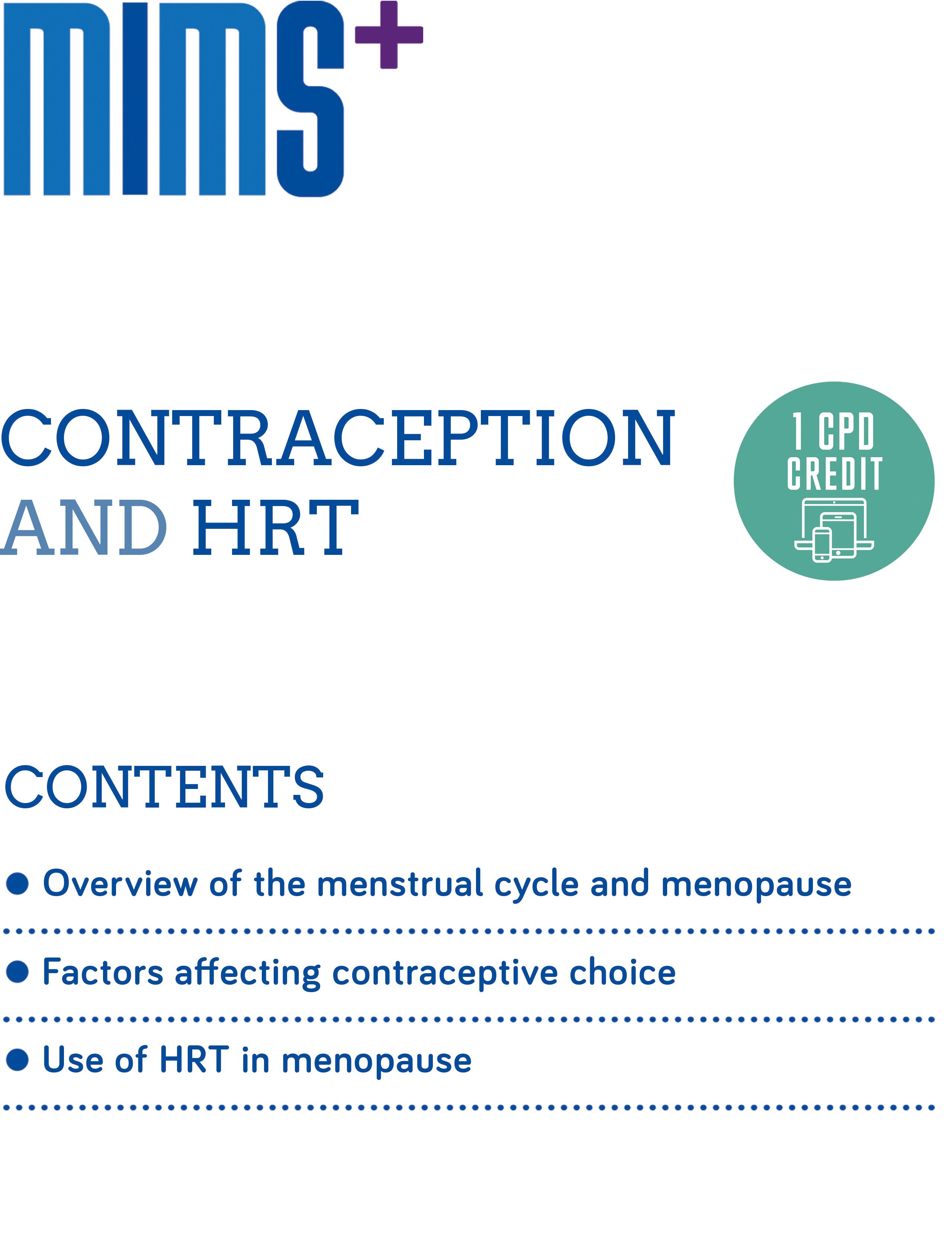 MIMS+ HRT-Contraception 2025